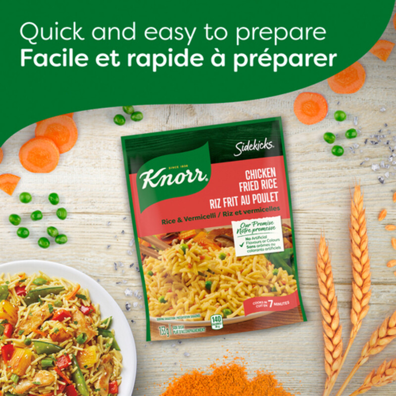 Knorr Sidekicks Rice & Vermicelli Chicken Fried Rice Quick And Easy To ...