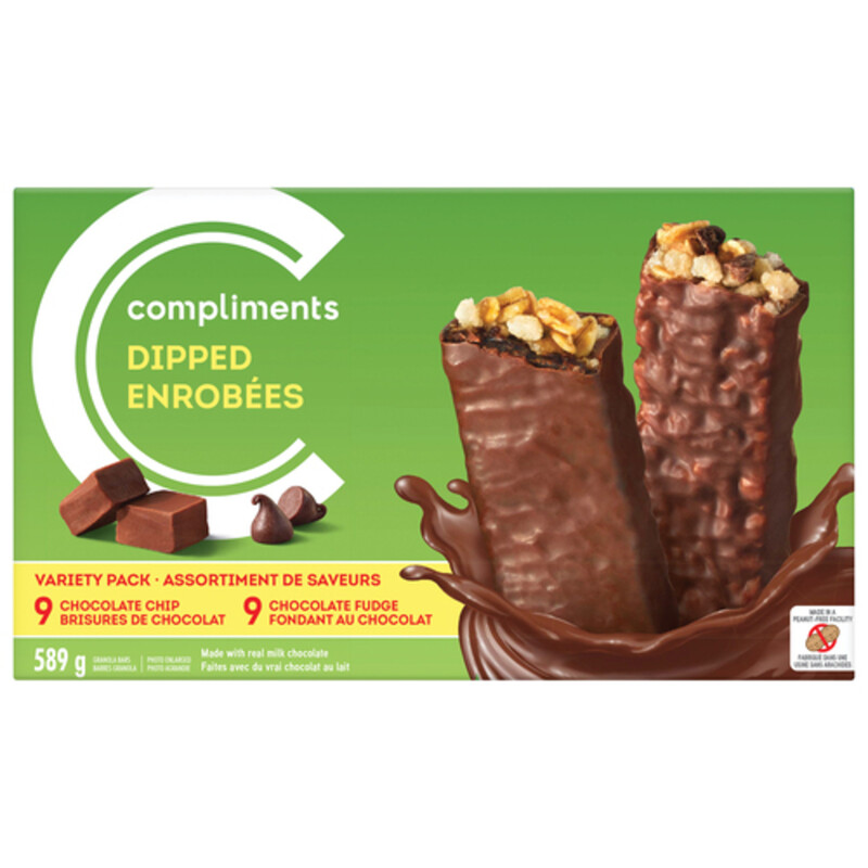 Compliments Granola Bars Dipped Variety Pack 589 g - Voilà Online ...