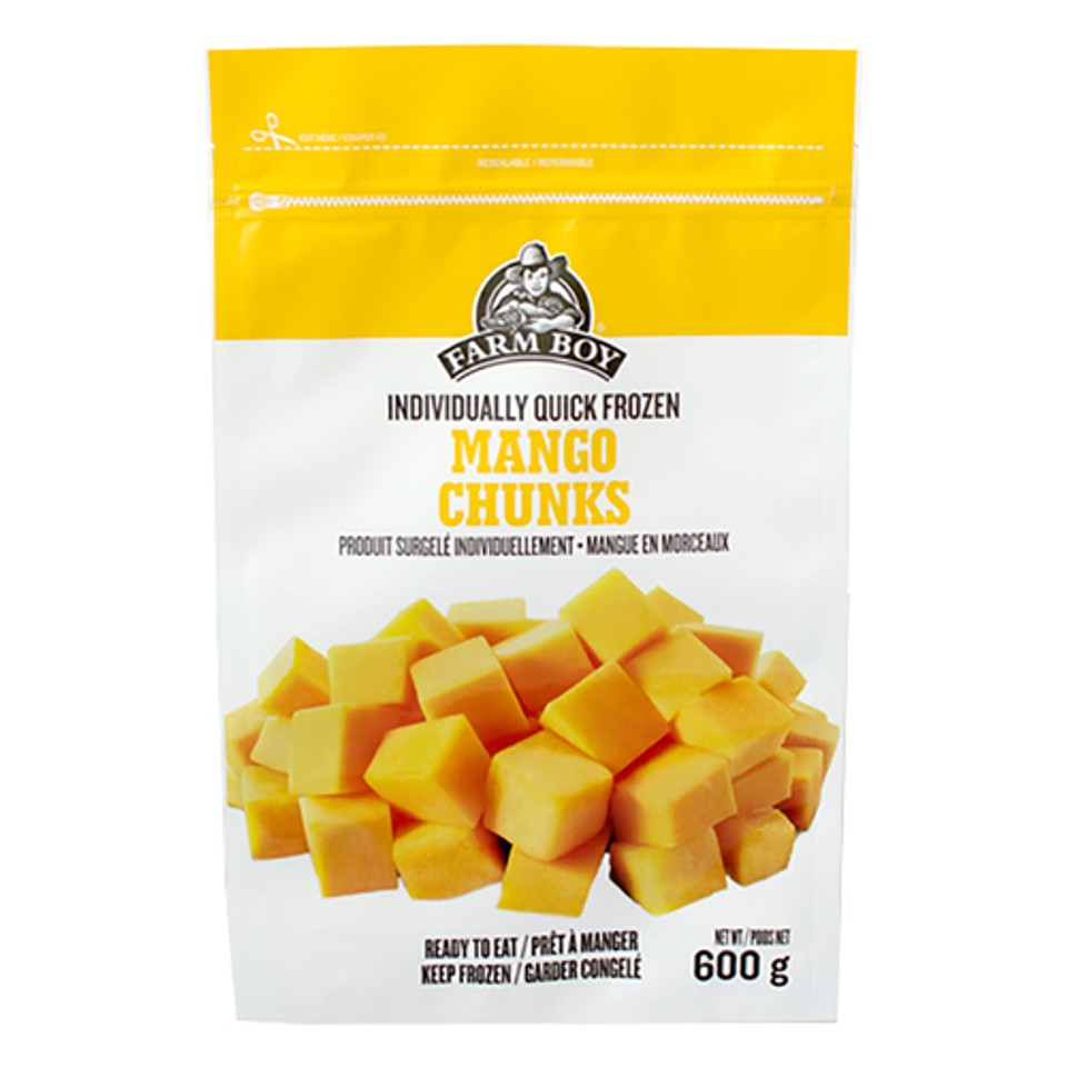 Farm Boy Frozen Mango Chunks 600 g - Voilà Online Groceries & Offers