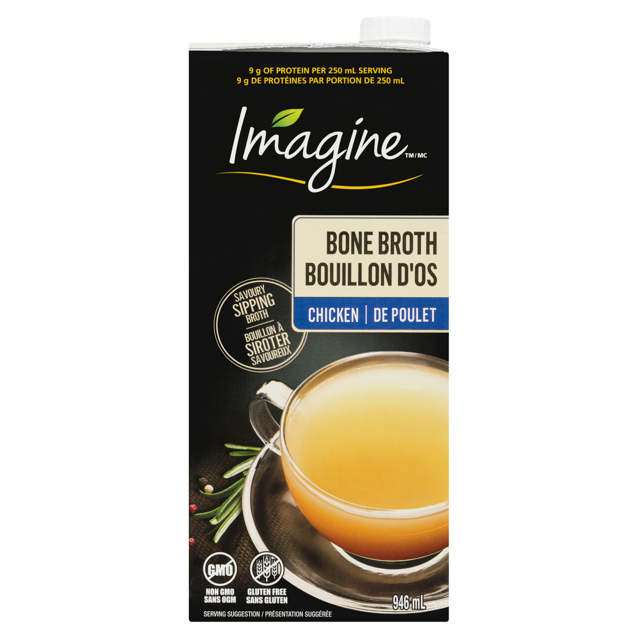 Imagine Gluten-Free Bone Broth Chicken 946 ml - Voilà Online Groceries ...