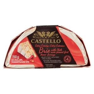 Castello Extra Creamy Brie Cheese With Chili 150 g - Voilà Online ...