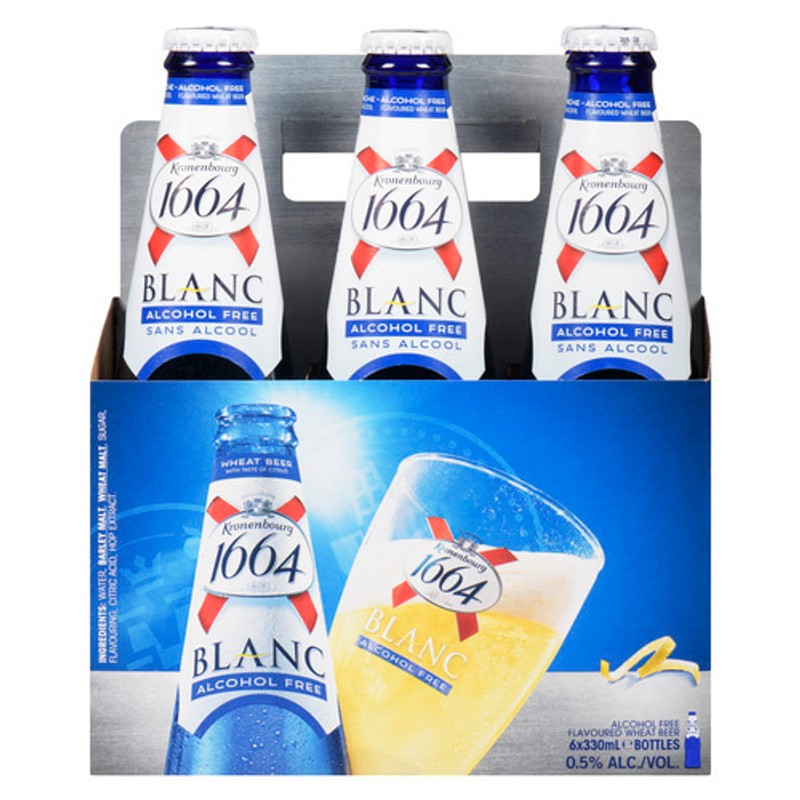 Kronenbourg 1664 Blanc Alcohol Free Beer 6 x 330 ml (bottles) - Voilà ...