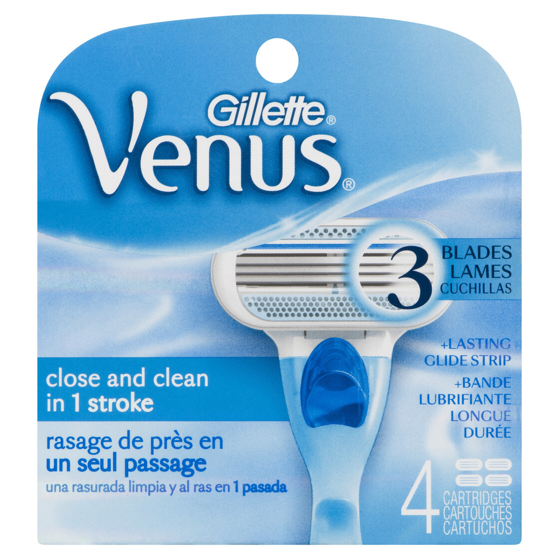 Gillette Venus Women's Razor Blade Refills 4 Catridges - Voilà Online ...