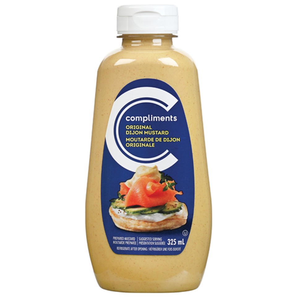 Compliments Prepared Dijon Mustard Original 325 ml - Voilà Online ...