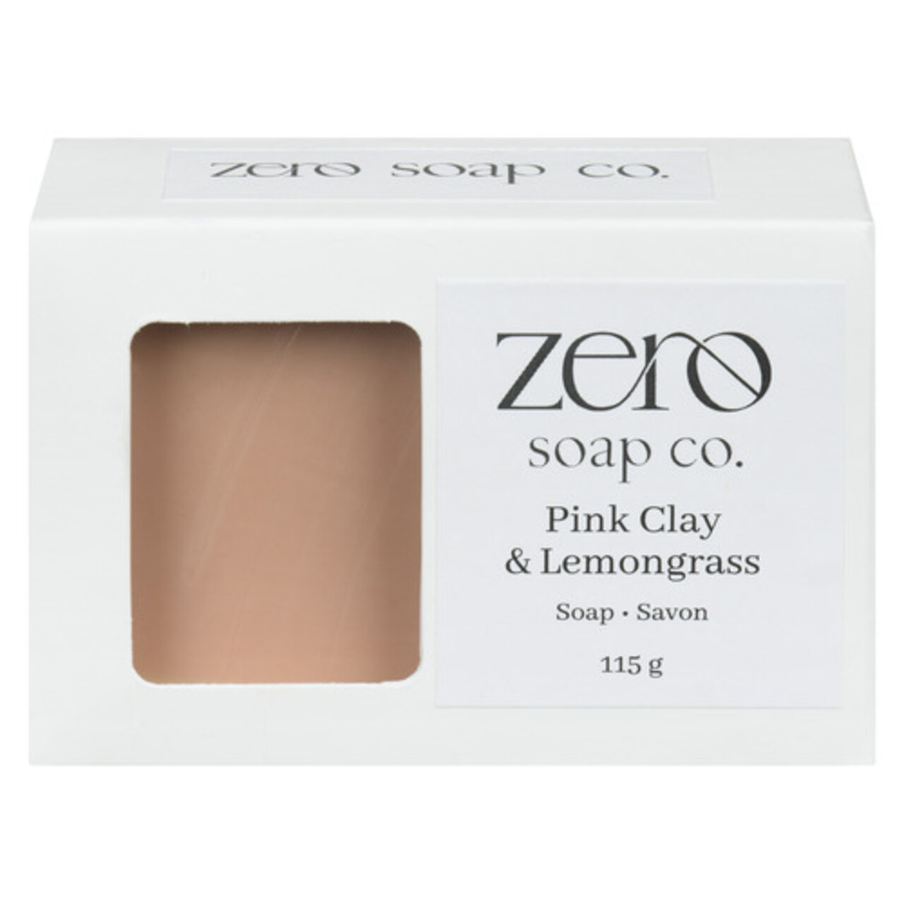 Zero Soap Co Bar Soap Pink Clay & Lemongrass 115 g - Voilà Online ...