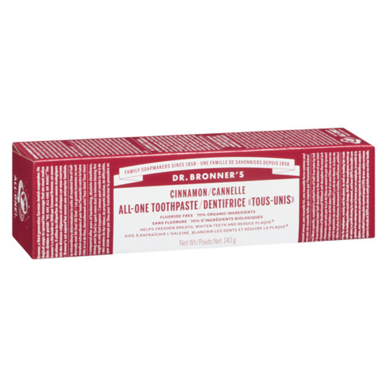 Dr. Bronner's All-One Toothpaste Cinnamon 140 g - Voilà Online ...