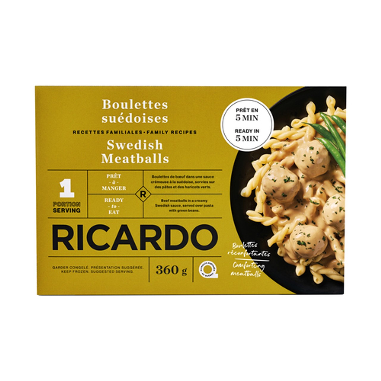 RICARDO Frozen Dinner Swedish Meatballs 360 g - Voilà Online Groceries ...
