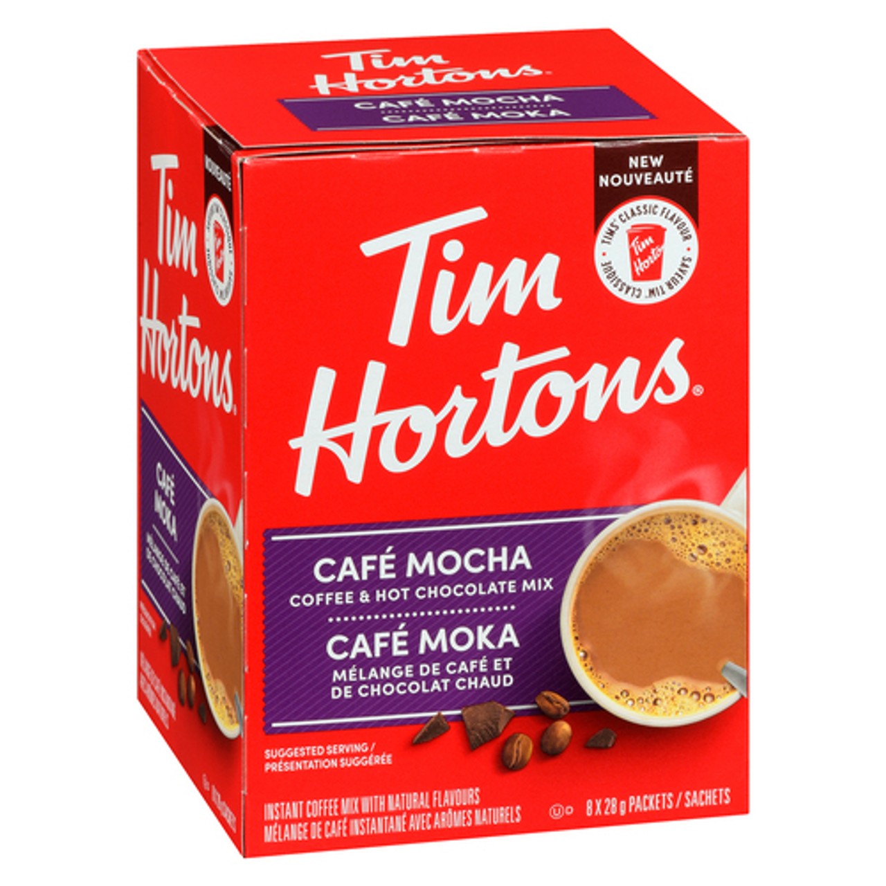 Tim Hortons Instant Coffee Mix Cafe Mocha Packet 8 EA - Voilà Online ...