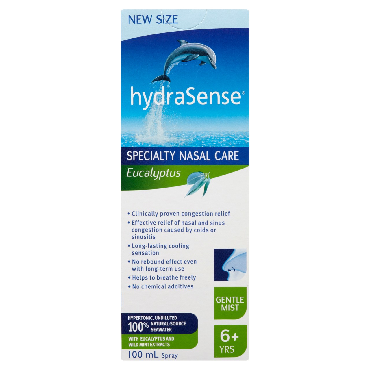 HydraSense Eucalyptus Nasal Mist 100 ml - Voilà Online Groceries & Offers