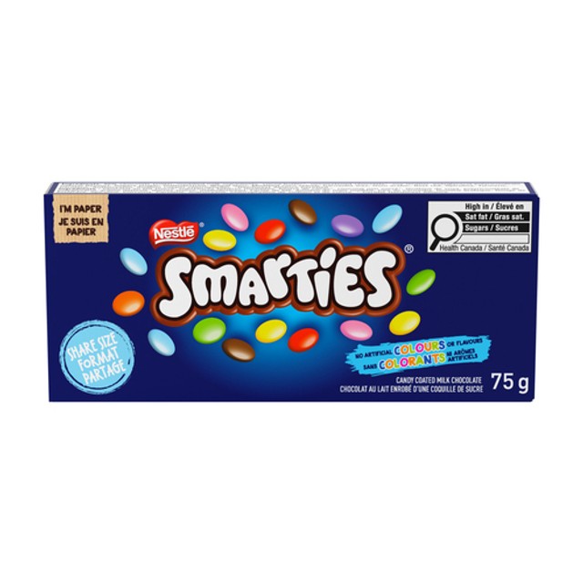 Smarties Candy Coated Milk Chocolate Share Size 75 g - Voilà Online ...