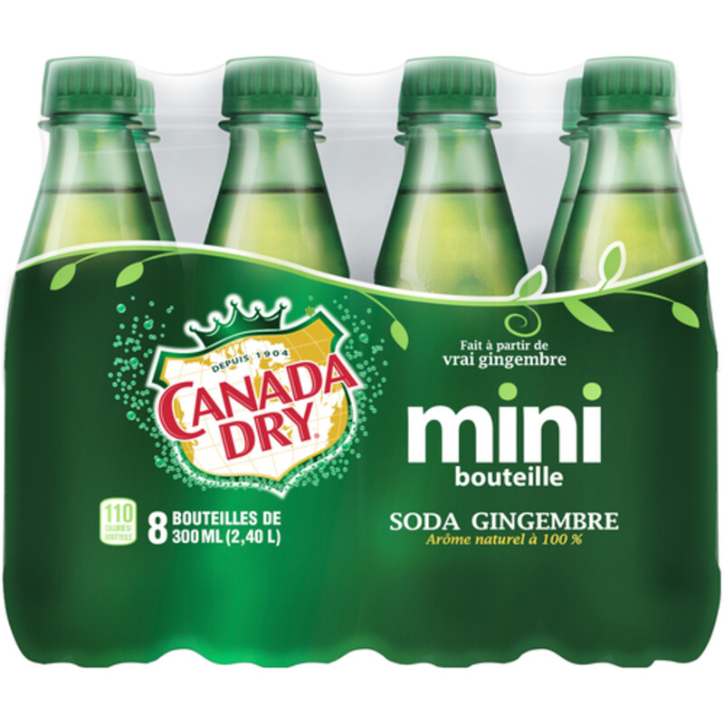 Canada Dry Ginger Ale Mini 8 x 300 ml (bottles) - Voilà Online ...