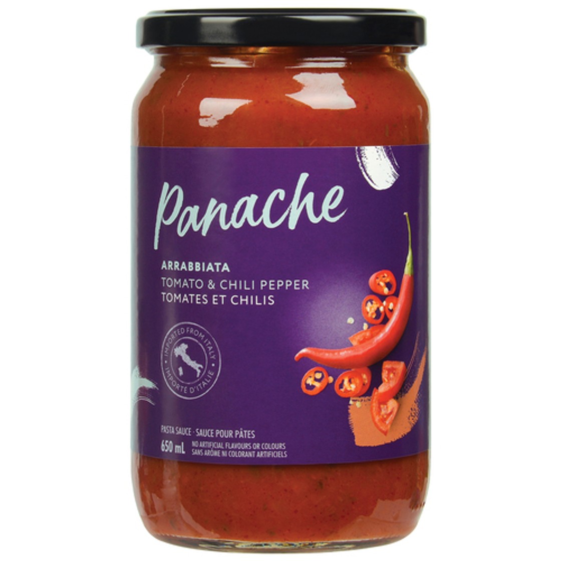 Panache Pasta Sauce Arrabbiata 650 ml - Voilà Online Groceries & Offers
