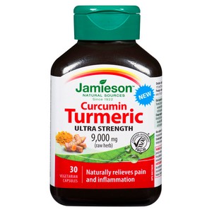 Jamieson Curcumin Turmeric Ultra Strength Vegetarian Capsules 30 Count ...