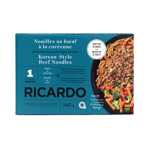 RICARDO Frozen Beef Noodles Korean Style 385 g - Voilà Online Groceries ...