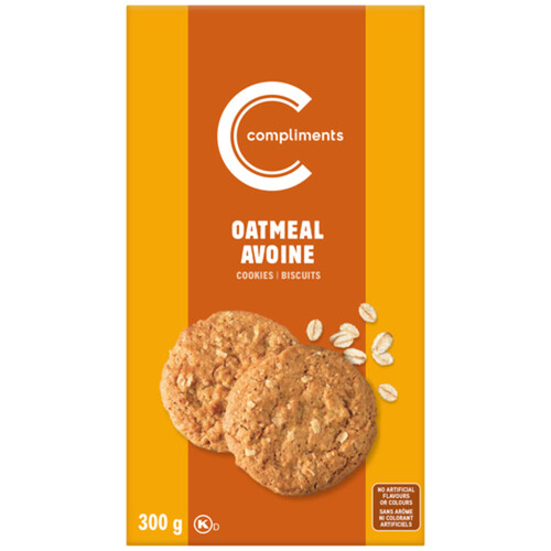 Compliments Cookies Oatmeal 300 g - Voilà Online Groceries & Offers