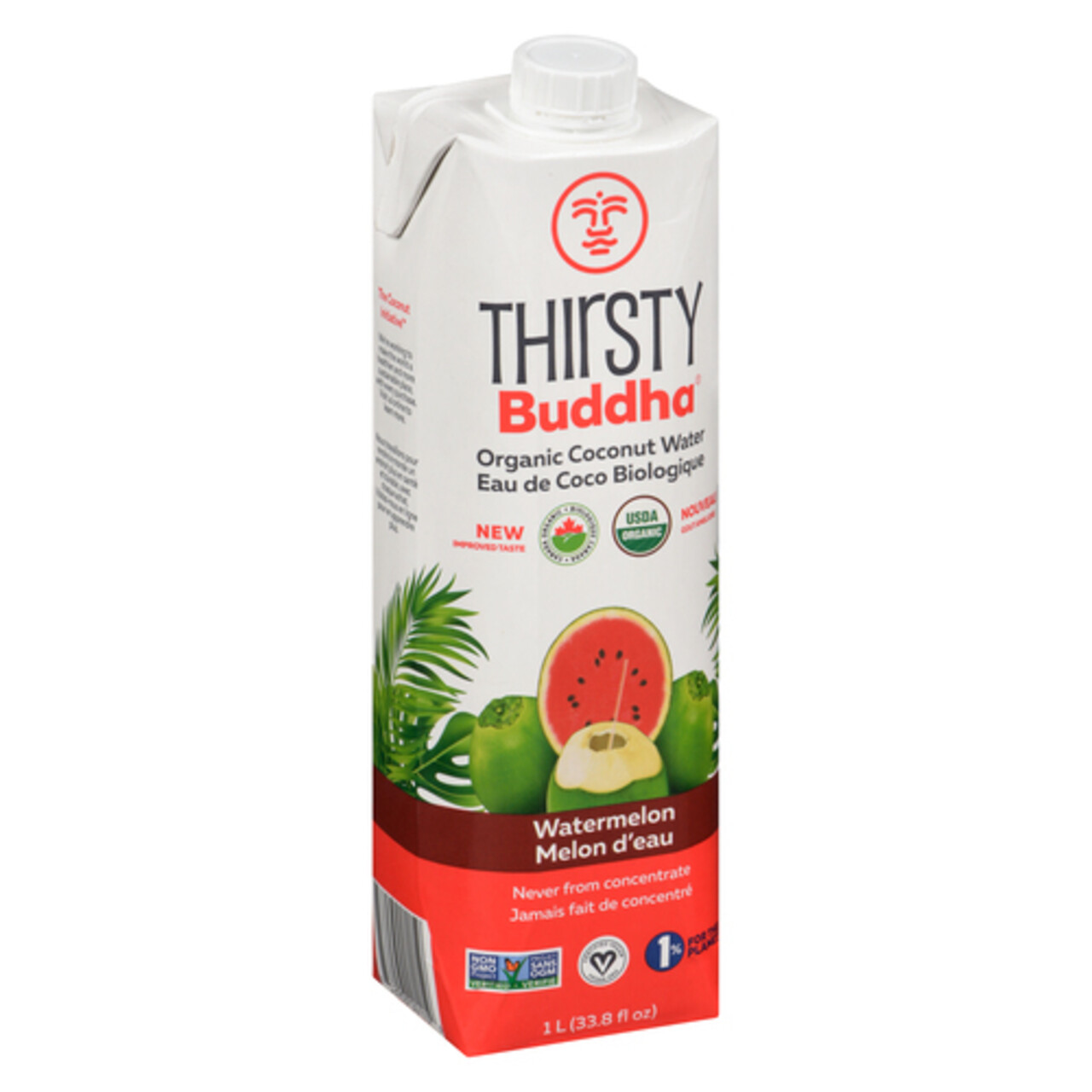 Thirsty Buddha Organic Coconut Water Watermelon 1 L - Voilà Online ...