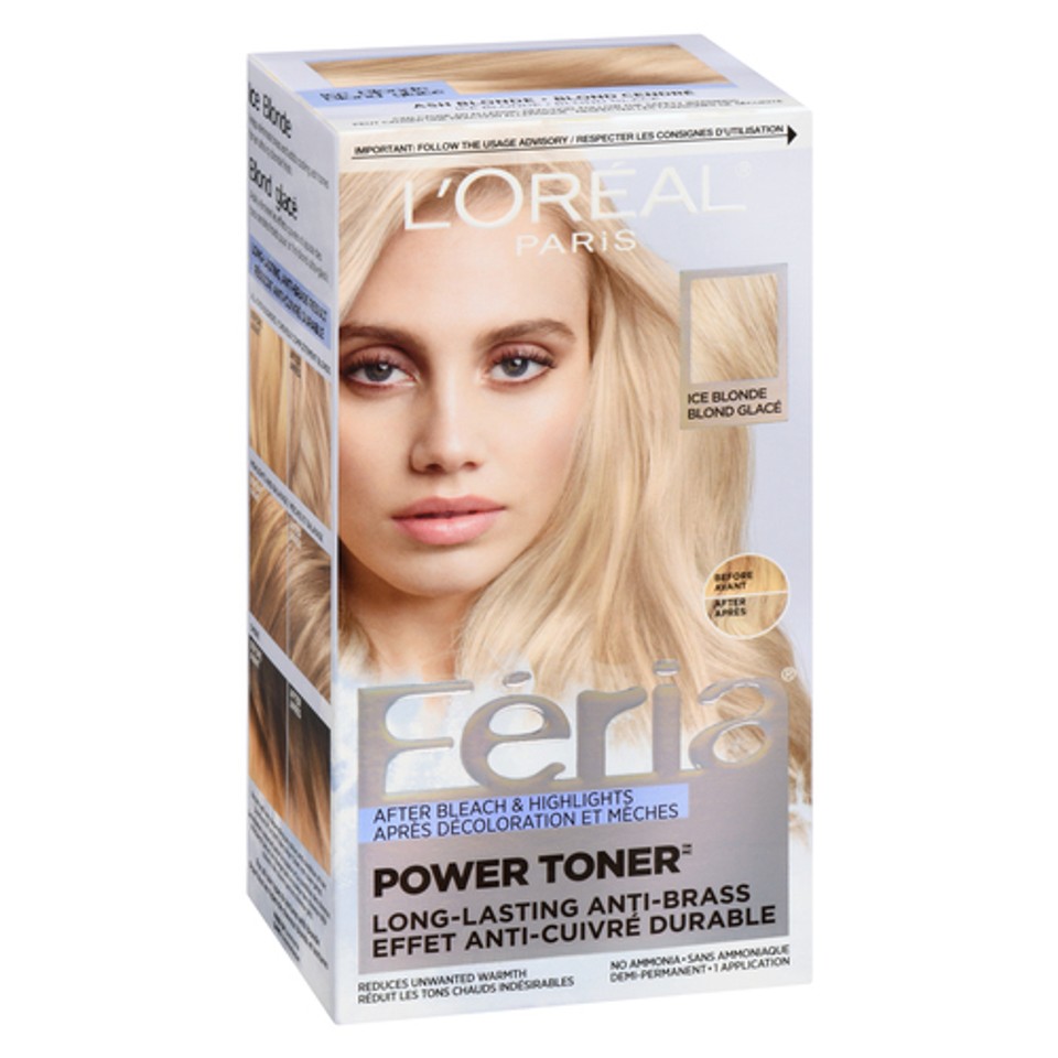 L'Oréal Hair Colour Féria Power Toner Ice Blonde 1 Box - Voilà Online ...