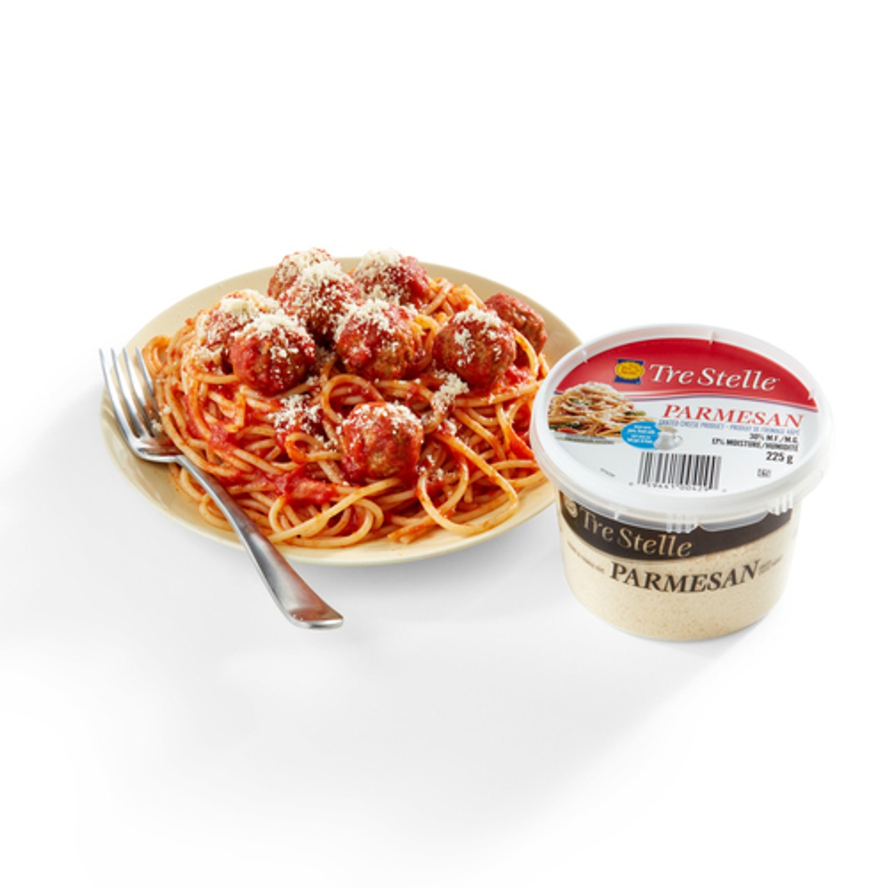 Tre Stelle Cheese Grated Parmesan 225 g - Voilà Online Groceries & Offers