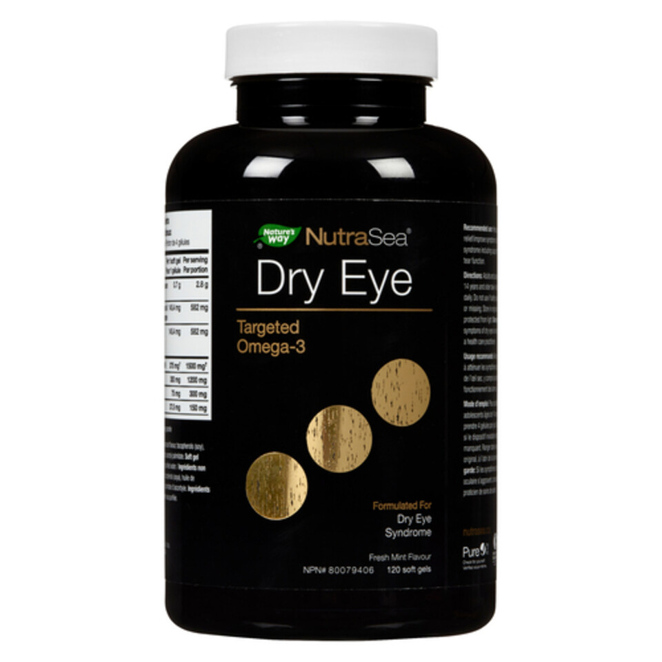 Nature's Way NutraSea Targeted Omega-3 For Dry Eyes Softgels Fresh Mint ...