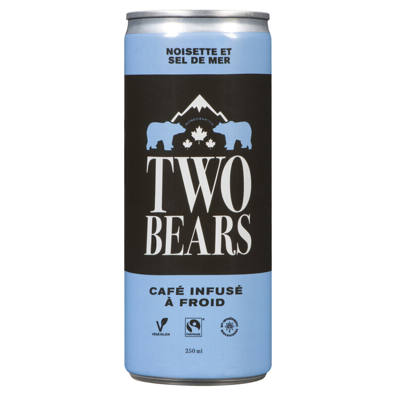 Two Bears Coffee Cold Brew Hazelnut Sea Salt 250 ml (can) - Voilà ...