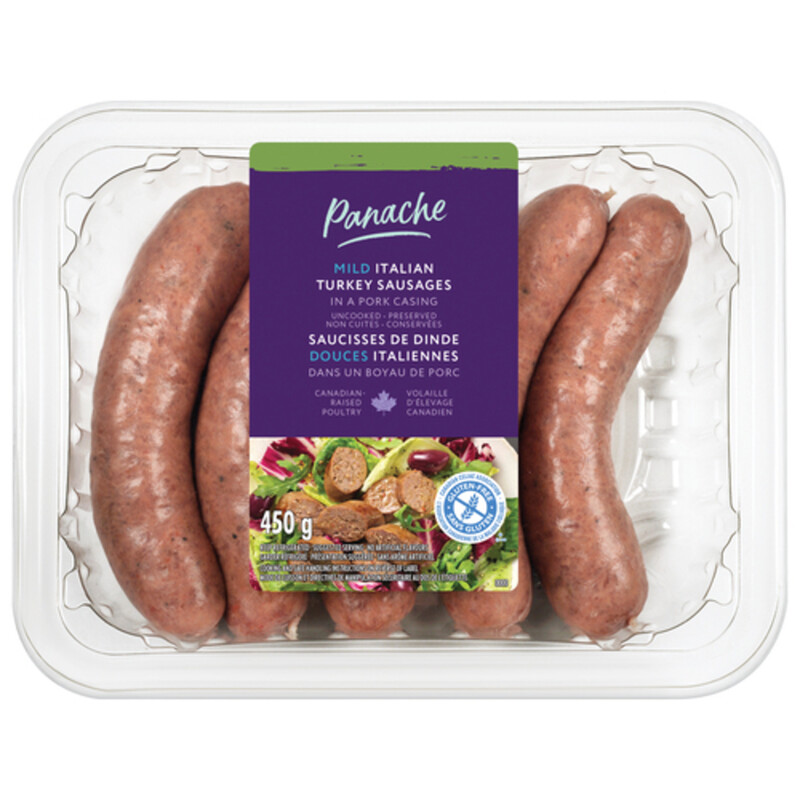 Panache Sausage Turkey Sweet Italian 450 g - Voilà Online Groceries ...