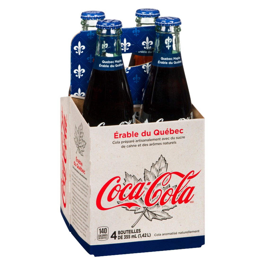 Coca-Cola Soft Drink Quebec Maple 4 x 355 ml (bottles) - Voilà Online ...