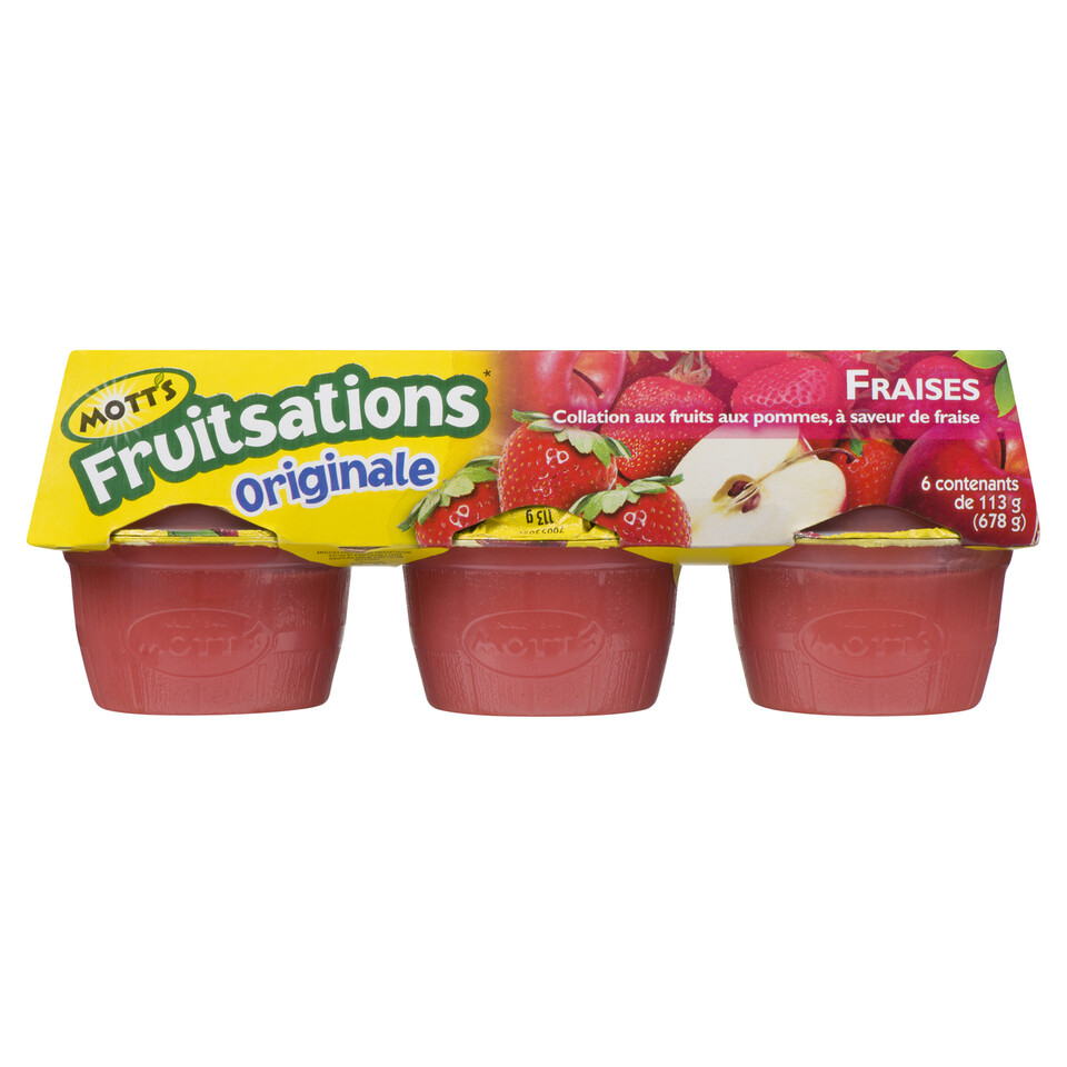 Mott's Fruitsations Apple Fruit Snack Original Strawberry 6 x 113 g ...