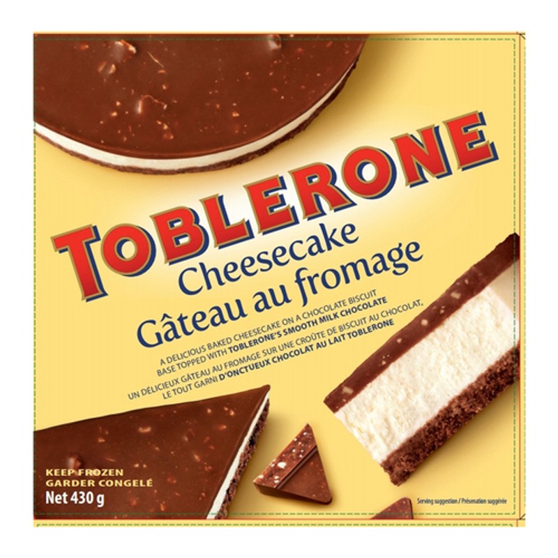 Jessica Pastries Toblerone Frozen Cheesecake 430 g - Voilà Online ...