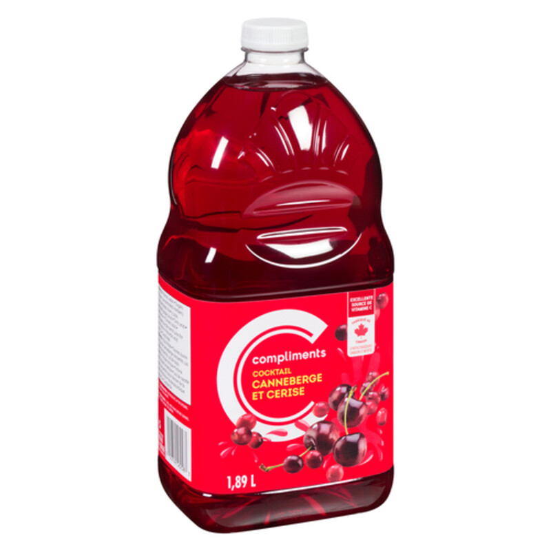 Compliments Cocktail Cranberry Cherry 1.89 L (bottle) - Voilà Online ...