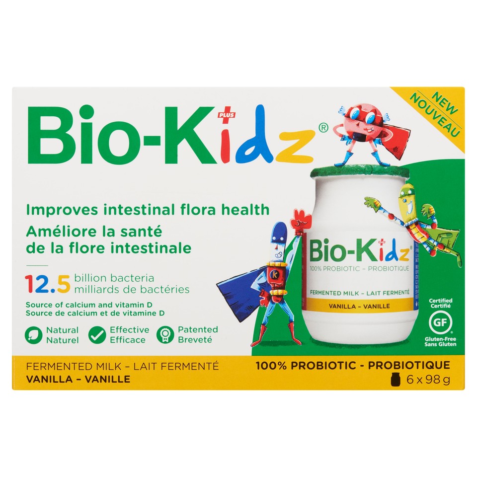 Bio-K Plus Kidz Gluten-Free Fermented Milk Vanilla 6 x 98 g - Voilà ...