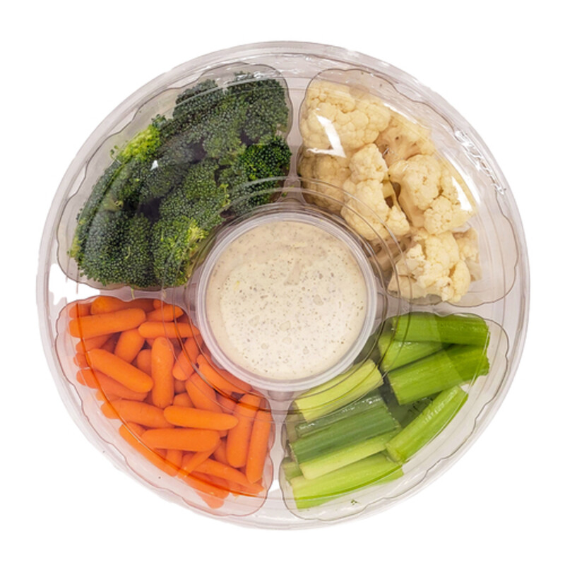 Vegetable Tray With Dip Large 1.7 kg - Voilà Online Groceries & Offers