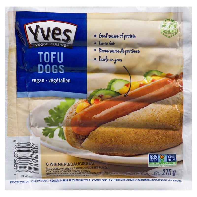 Yves Veggie Cuisine Tofu Dogs 275 g - Voilà Online Groceries & Offers