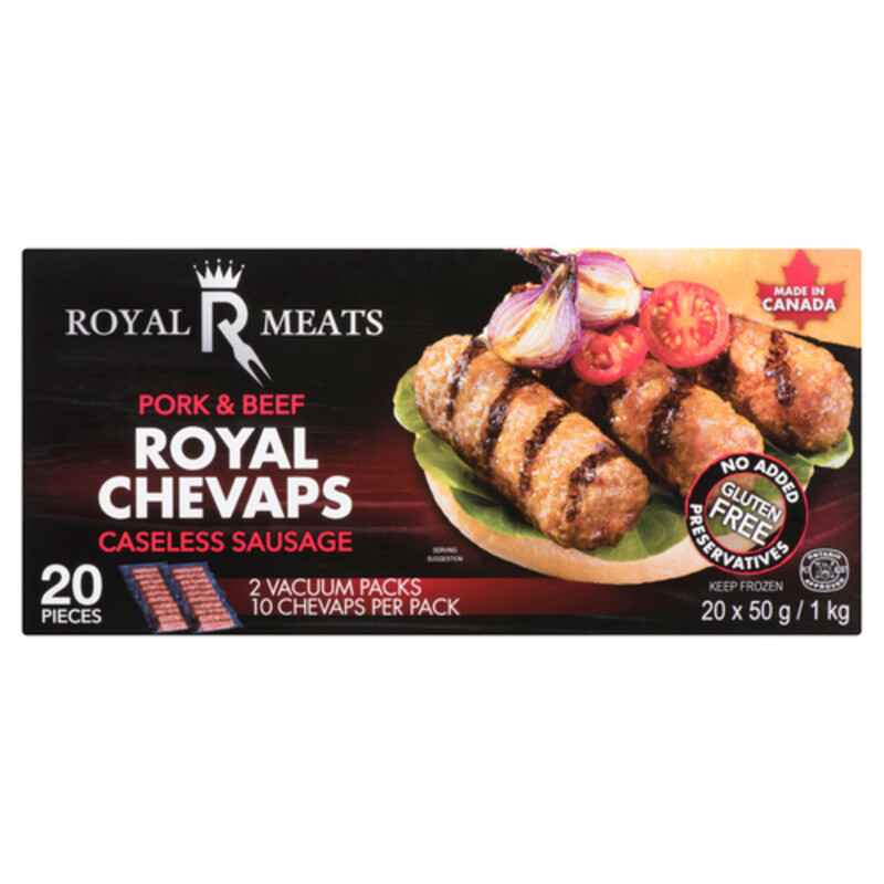 Royal Frozen pork & beef chevaps - Voilà Online Groceries & Offers
