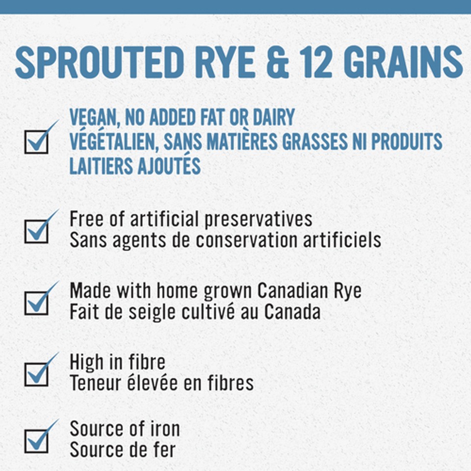 Stonemill Bakehouse Honest Wellness Sprouted Rye & 12 Grains Bread 454 ...