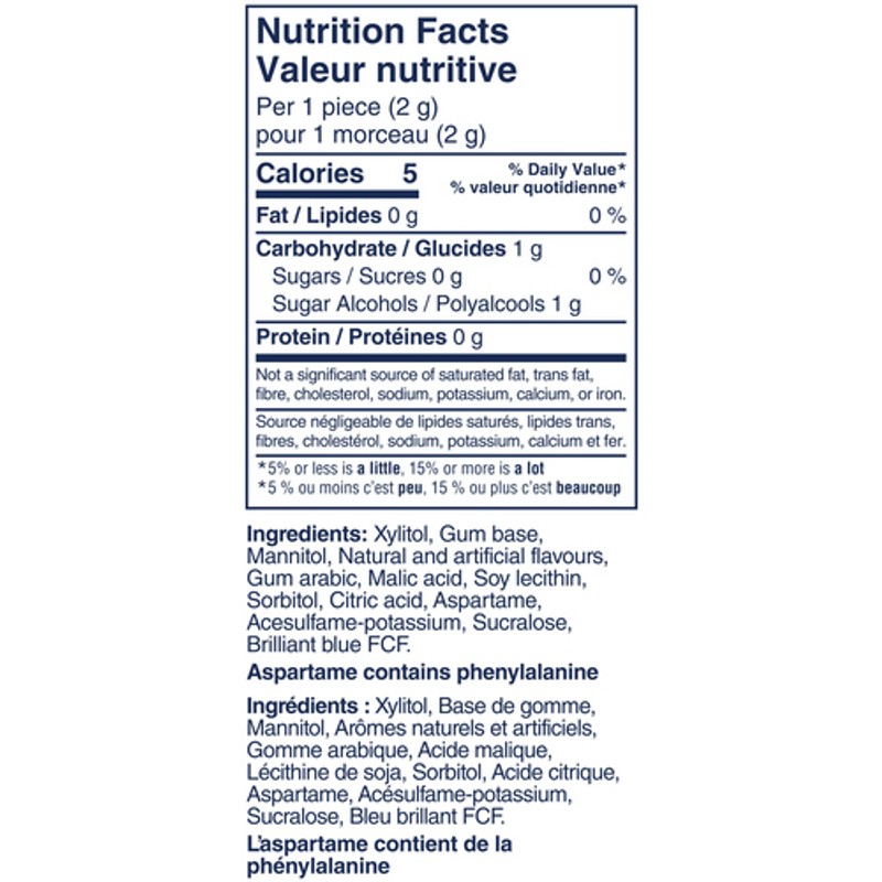Excel Refreshers Sugar-Free Gum Blueberry 40 Pieces - Voilà Online ...