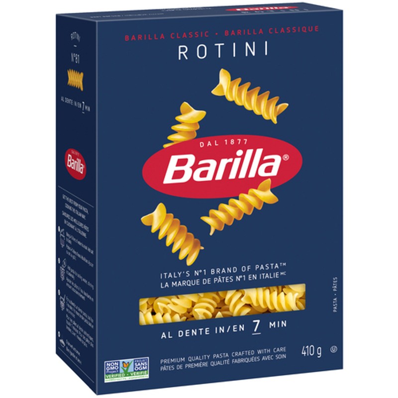 Barilla Pasta Rotini 410 g - Voilà Online Groceries & Offers