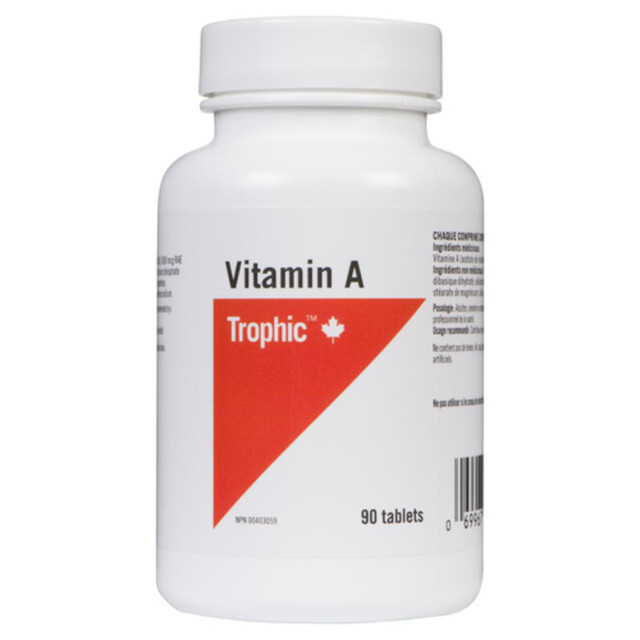Trophic Vitamin A 90 Tablets - Voilà Online Groceries & Offers