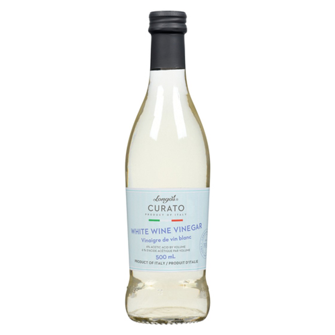 Longo's Curato White Wine Vinegar 500 ml - Voilà Online Groceries & Offers