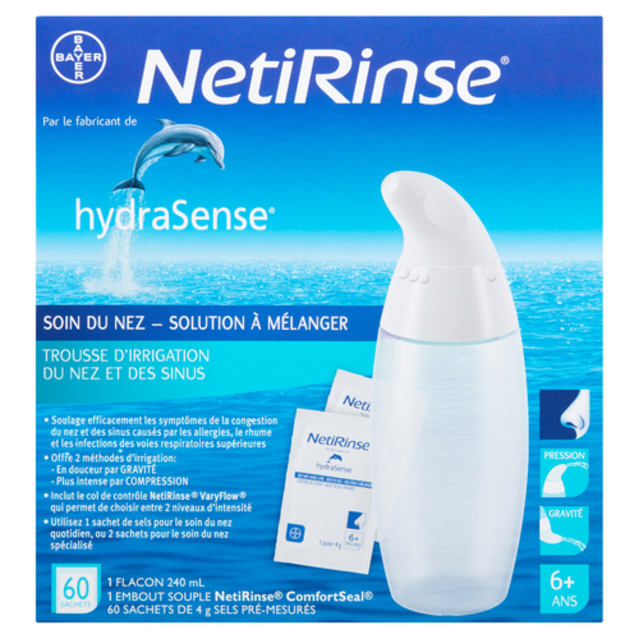 Neti Rinse Nasal & Sinus Irrigation Kit 2N1 - Voilà Online Groceries ...