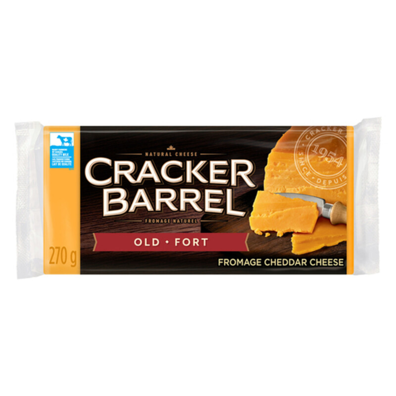 Cracker Barrel Block Cheese Old Cheddar 270 g - Voilà Online Groceries ...