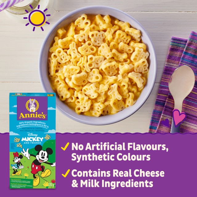 Annie's Macaroni & Cheese Disney Mickey And Friends With Real Cheddar ...