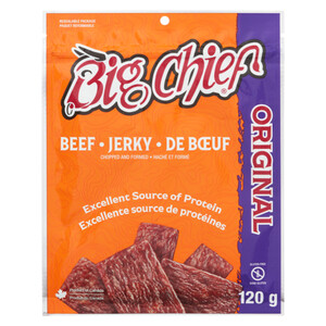 Big Chief Jerky Beef 120 g - Voilà Online Groceries & Offers