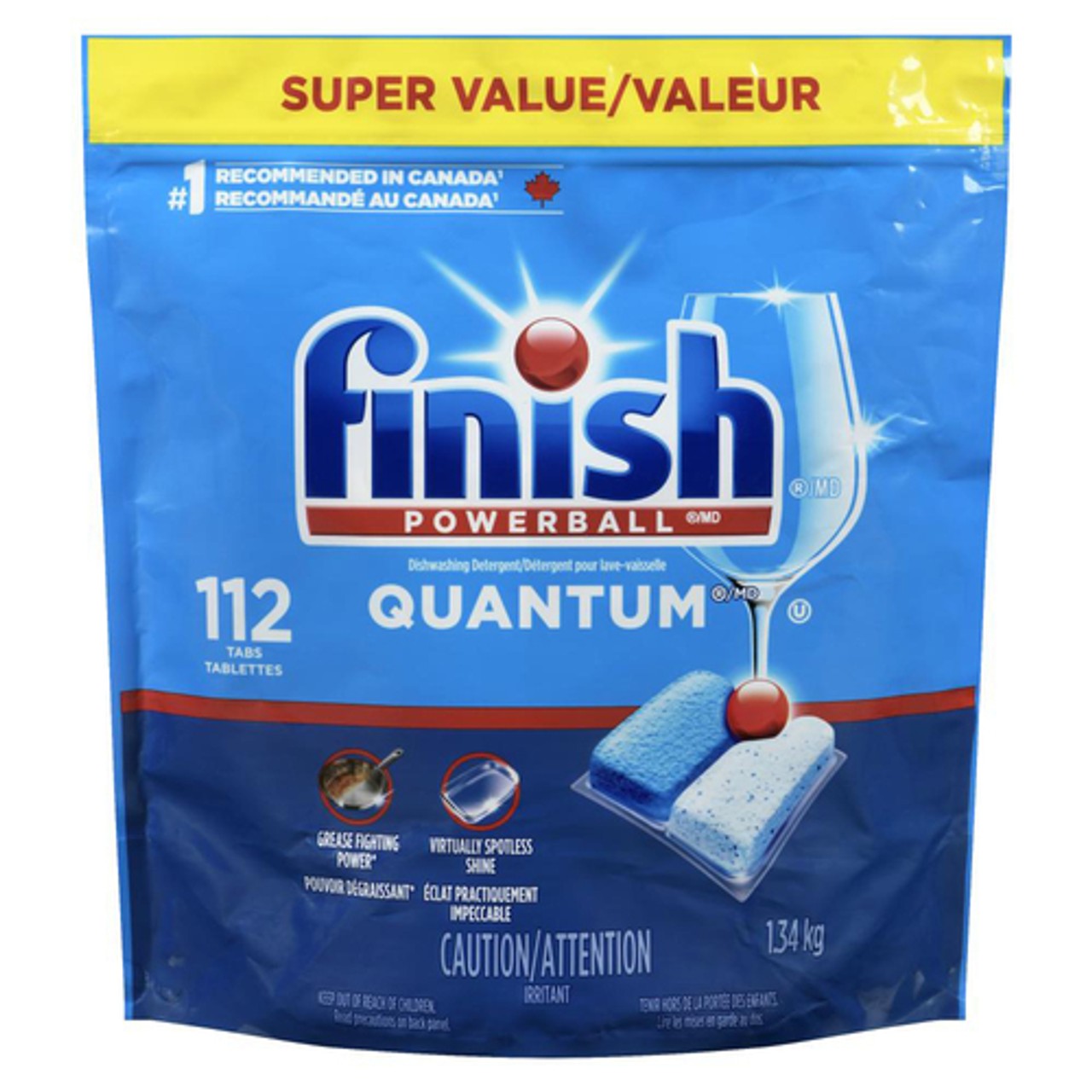 Finish Quantum Dishwasher Detergent Tabs 112 Count - Voilà Online ...