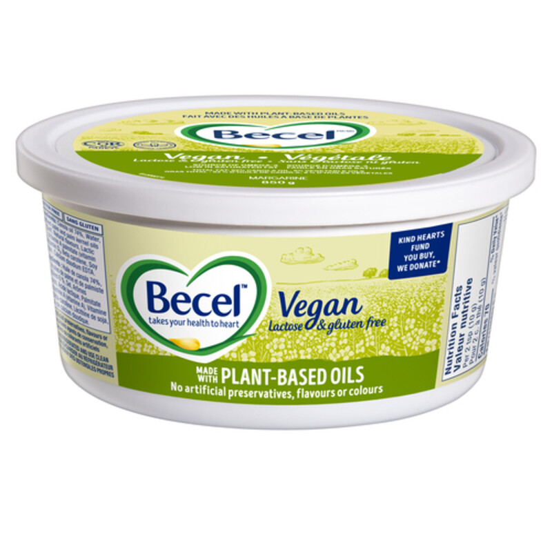 Becel Vegan Margarine 850 g - Voilà Online Groceries & Offers