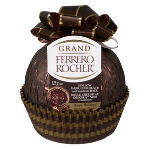 Ferrero Rocher Grand Dark Chocolate Hazelnuts Ball 125 g - Voilà Online ...