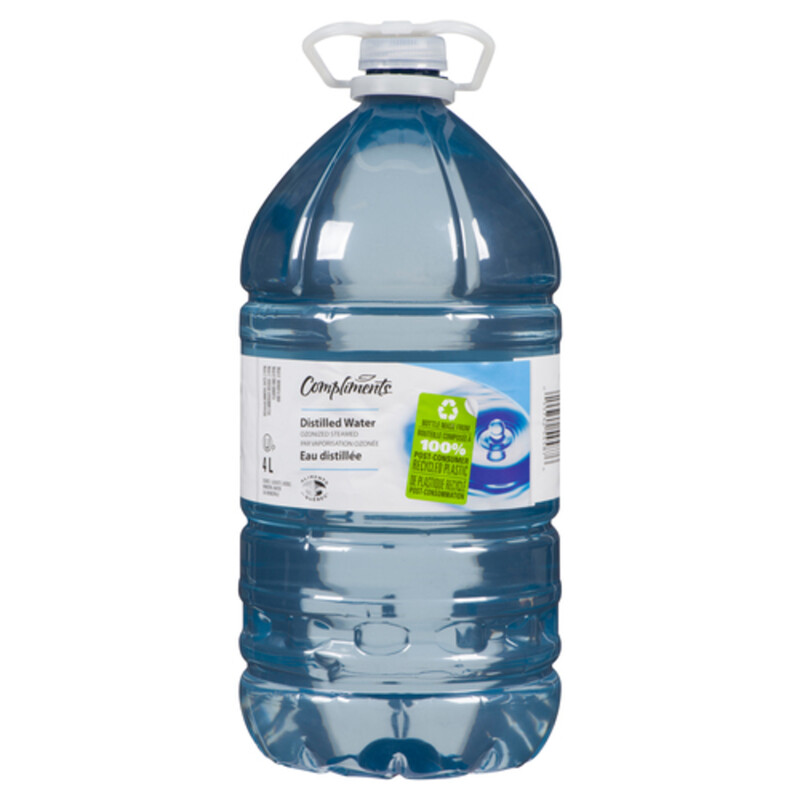 Compliments Distilled Water 4 L - Voilà Online Groceries & Offers
