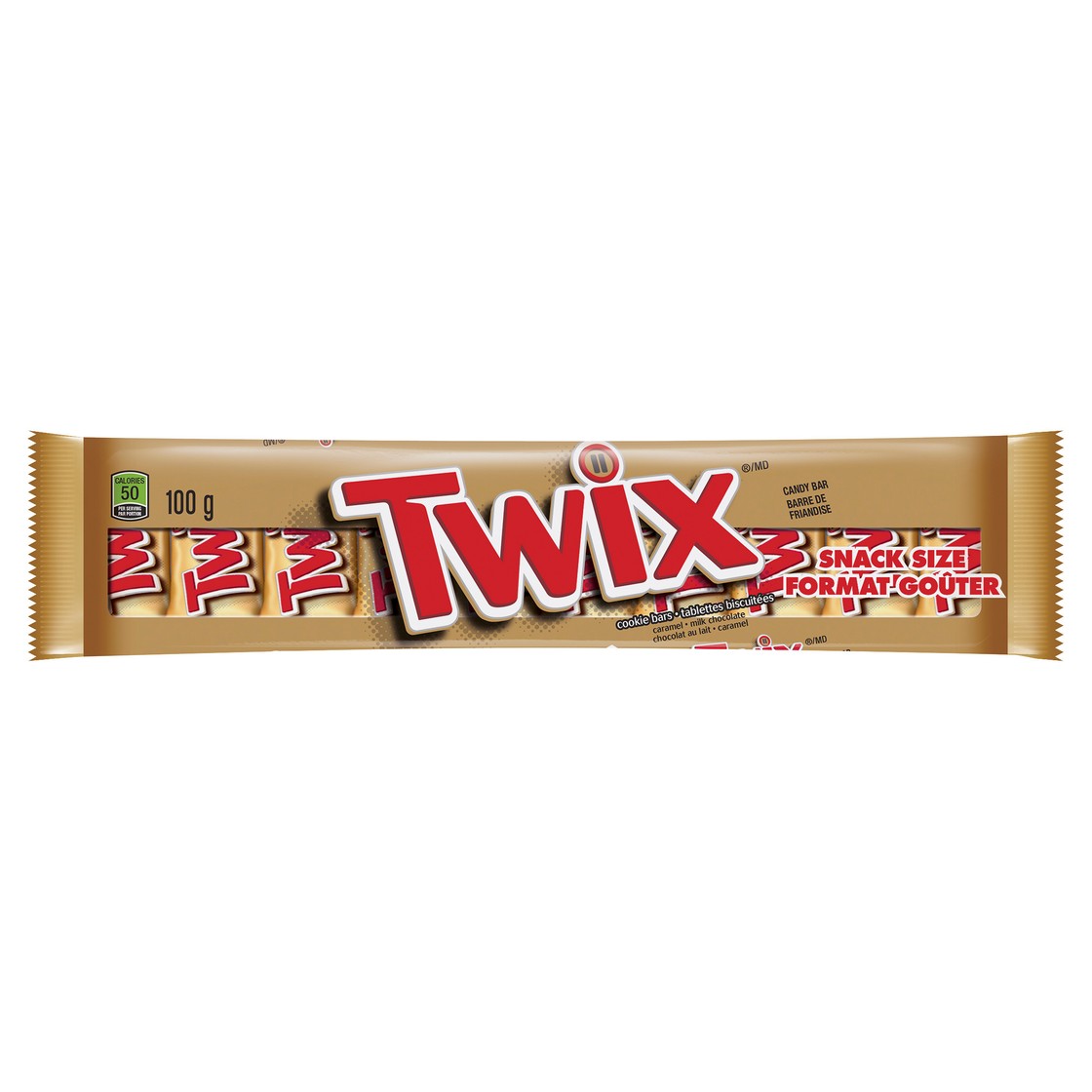 Twix Chocolate Candy Bar Caramel Cookie 10 Fun Size Bars 100 g - Voilà ...