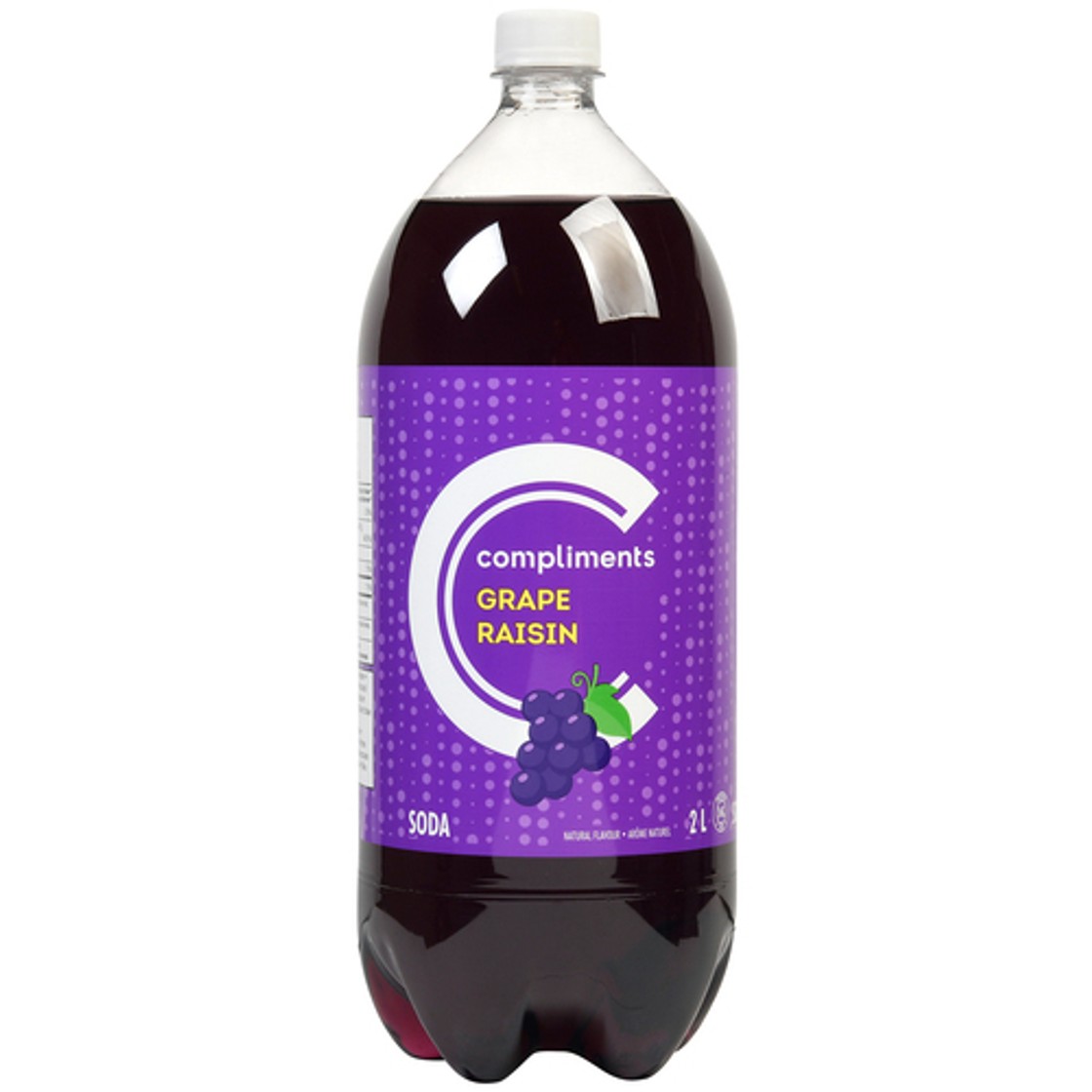Compliments Soft Drink Grape 2 L (bottle) - Voilà Online Groceries & Offers