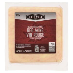 Bothwell Aged Cheddar Cheese Red Wine 170 g - Voilà Online Groceries ...