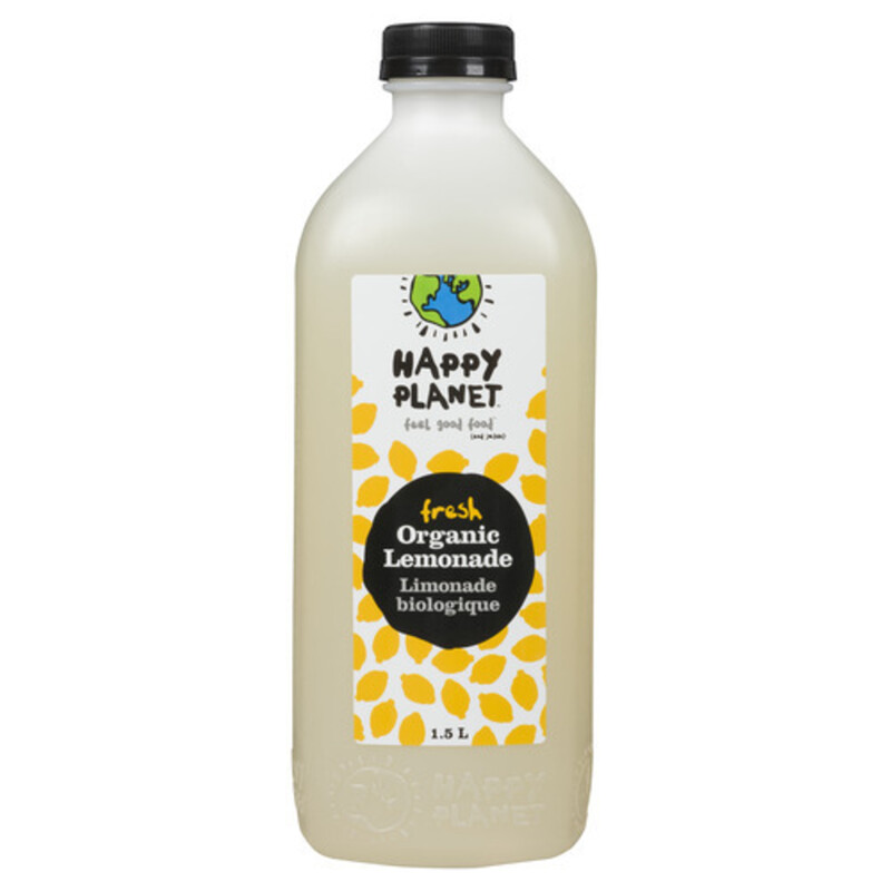 Happy Planet Organic Lemonade Fresh 1.5 L (bottle) - Voilà Online ...